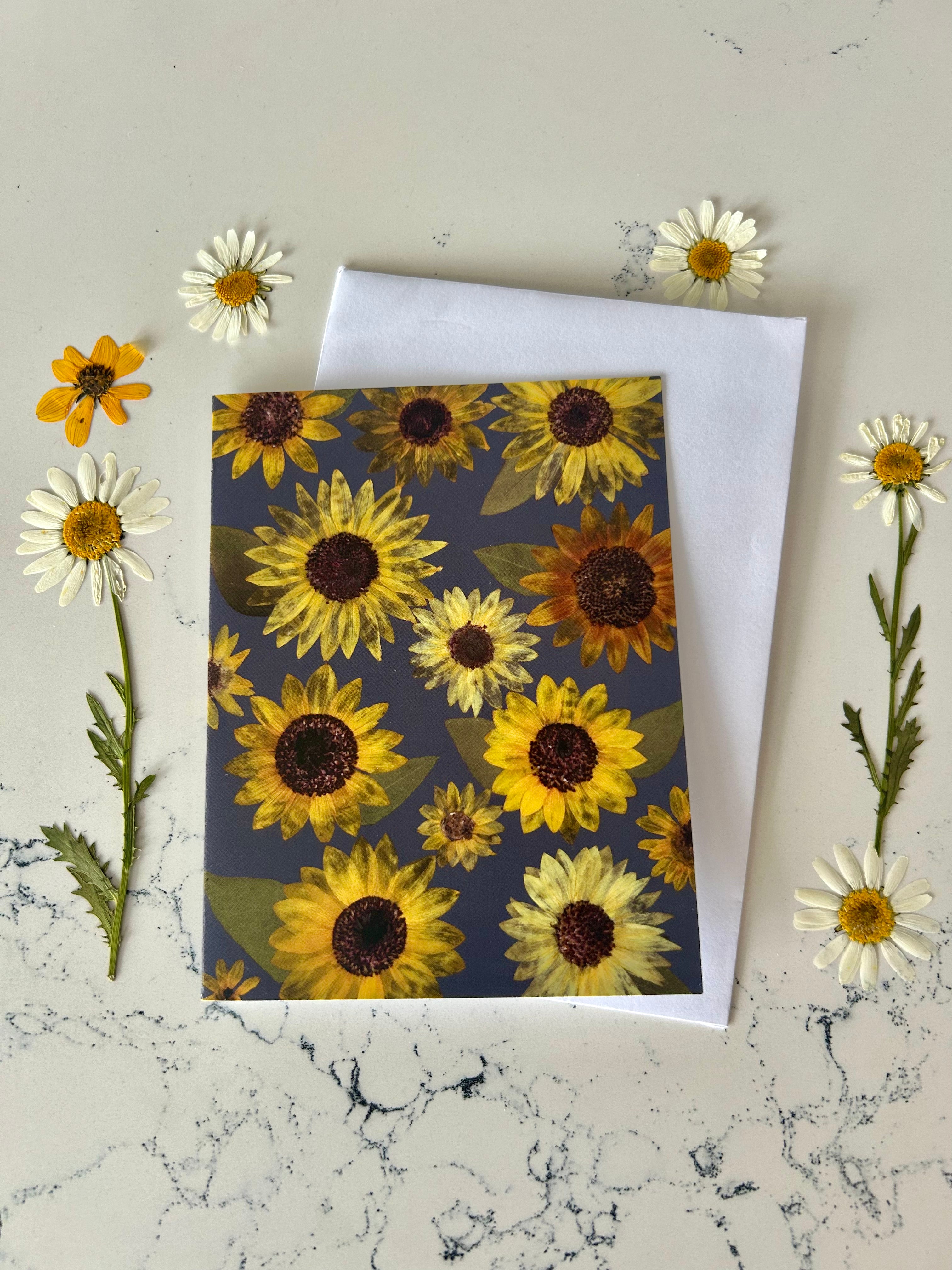 Card - Sunflowers – wayswithwildflowers